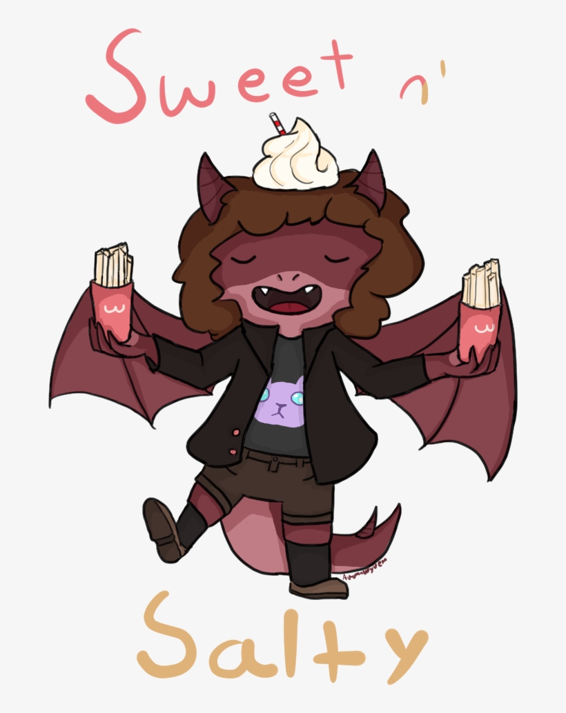 Sweet N Salty - Cartoon - 800x1000 PNG Download - PNGkit