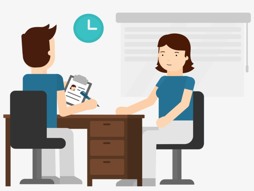 Interview Clipart Transparent Picture Library Stock - Job Interview ...