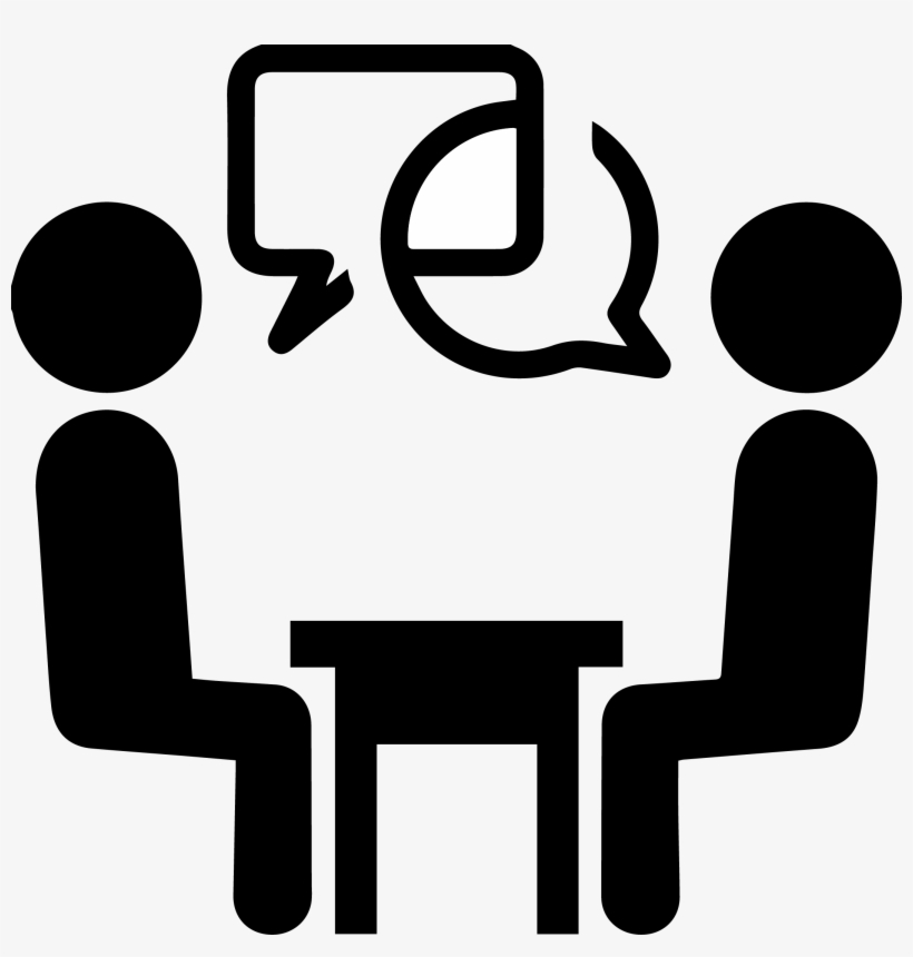 Download Transparent Interview Vector Interviewer - Face To Face ...