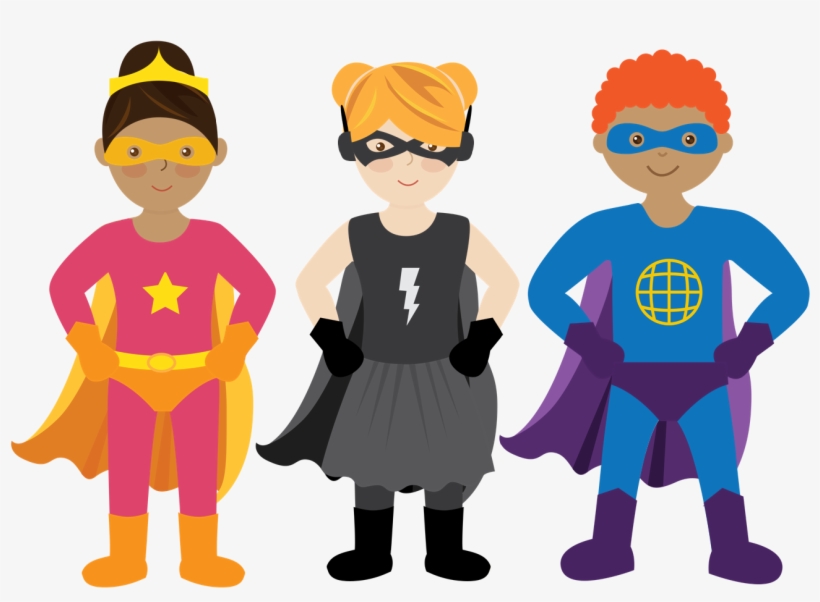 Five Superheroes Ready To Fly - 1329x898 PNG Download - PNGkit