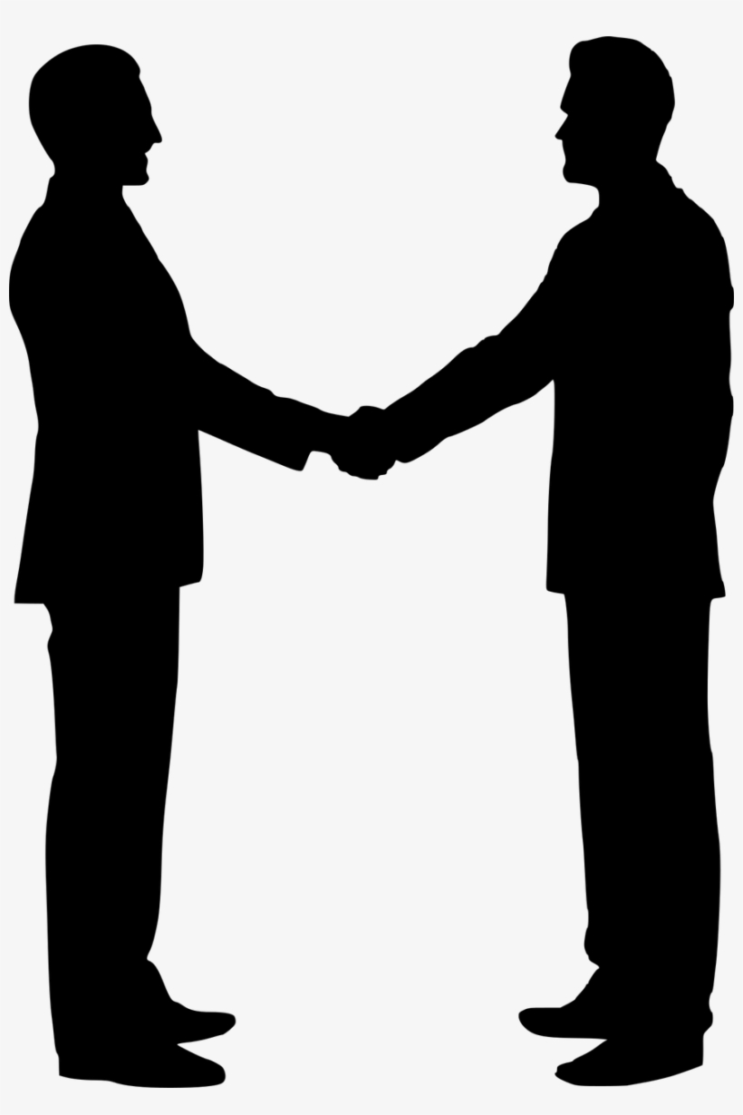Silhouette, Team Building, Shaking Hands, Handshake - Men And Women ...