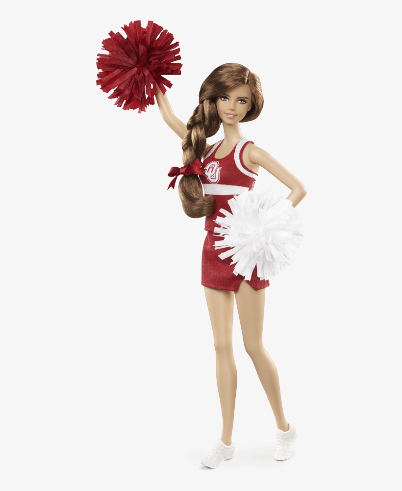 Barbie Cheerleader - Barbie University Of Oklahoma - 640x950 PNG ...