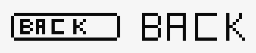 Back Button - Back Button Pixel Art - 770x240 PNG Download - PNGkit