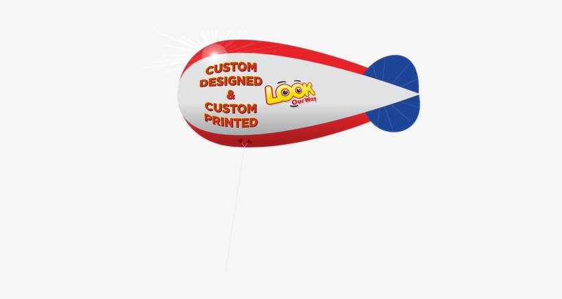 Download Transparent Image - Custom Helium Advertising Blimp - PNGkit