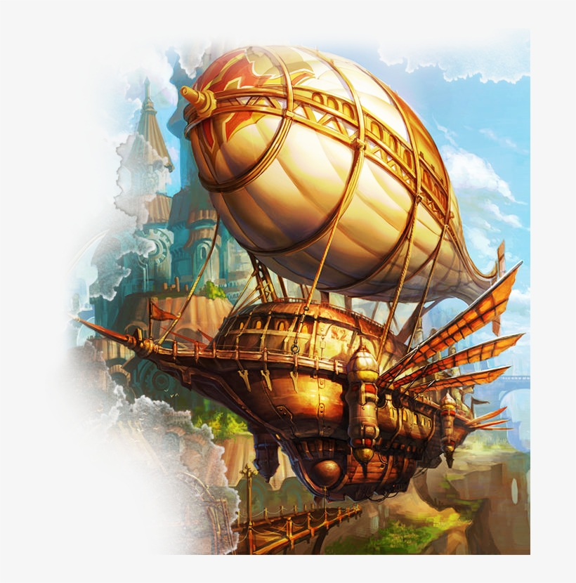 Improves The Speed Of Zeppelin By 2 Miles Per Hour - Steampunk Art ...