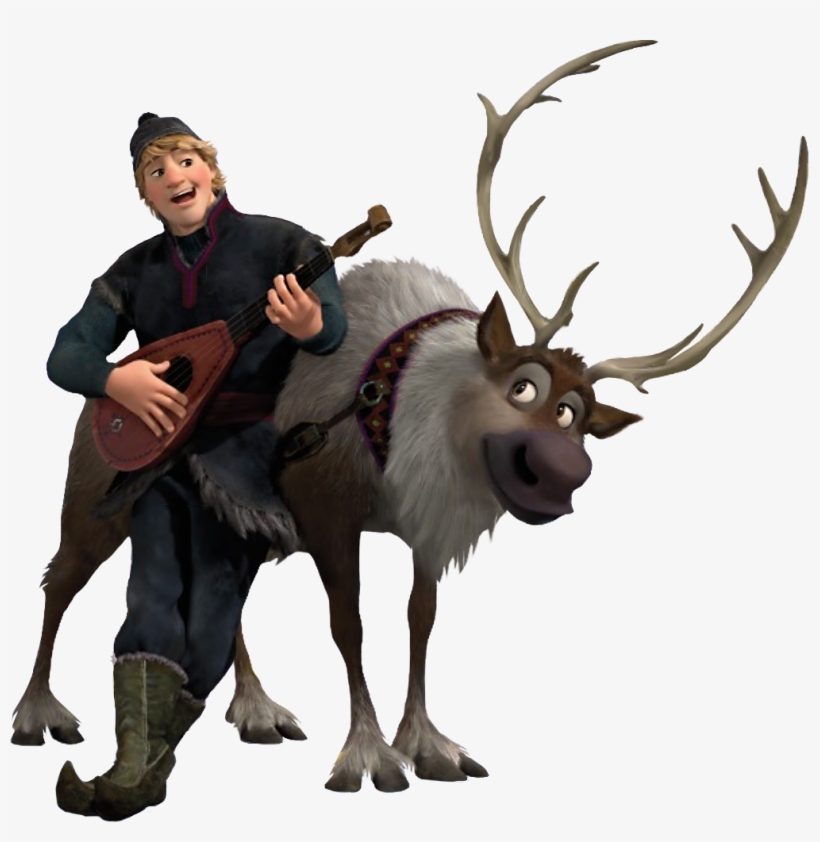 Kristoff And Sven Frozen Drawing