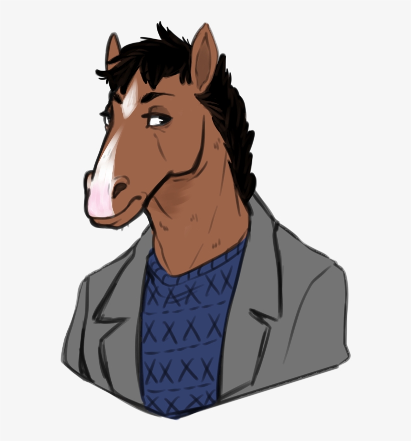 Share This - - Bojack Horseman Drawing - 673x814 PNG Download - PNGkit