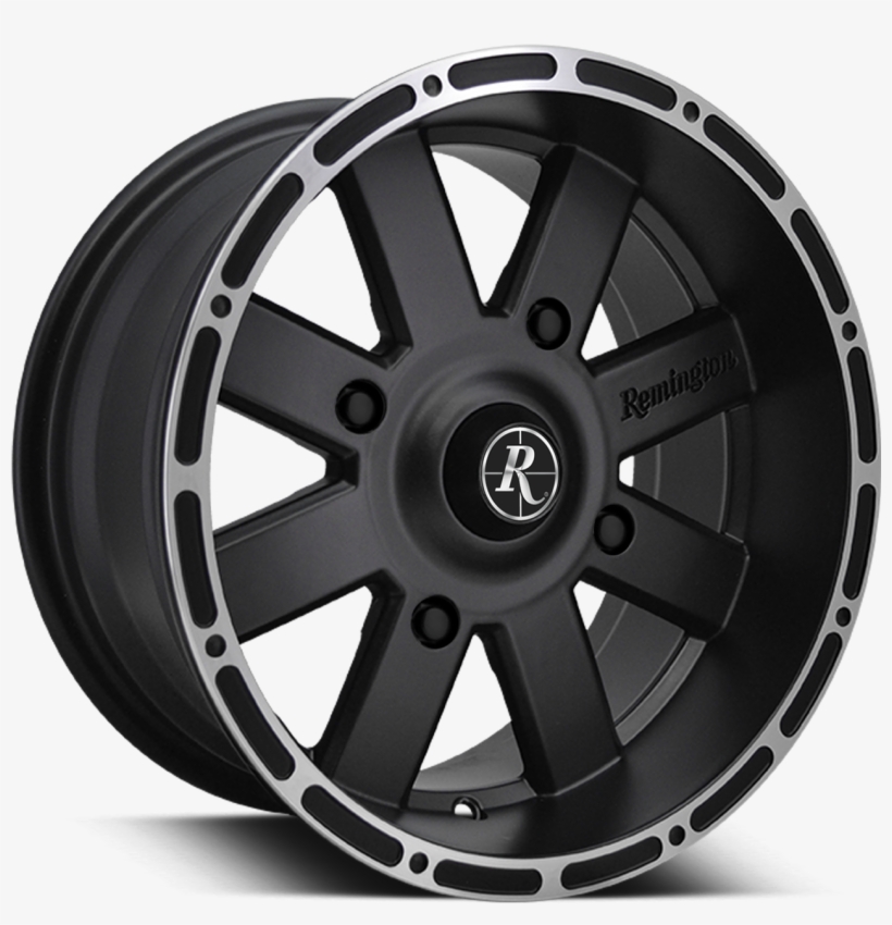 Remington 8-point Atv/utv Satin Black Machined Lip - Xf Offroad Wheels ...