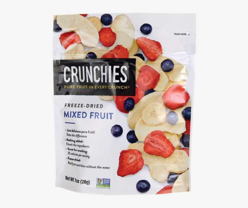 Crunchies Food Company Freeze-dried Mixed Fruit 1 Oz - Crunchies ...