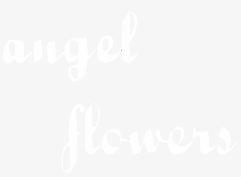 Download Transparent Angel Flowers, Shannon - Calligraphy - PNGkit