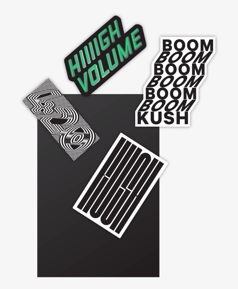 Kush Sticker Set, , Large - Milk Makeup Stickers - 800x1100 PNG ...