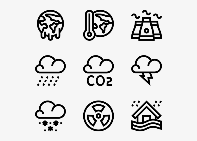 Climate Change - Renewable Energy Icons - 600x564 PNG Download - PNGkit