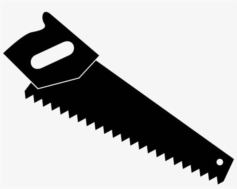 Hand Saw Vector - Gergaji Icon - 1200x1200 PNG Download - PNGkit