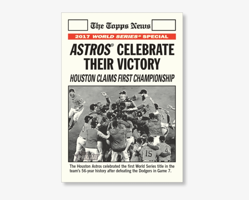 2018 Topps Heritage Houston Astros - Poster - 700x700 PNG Download - PNGkit