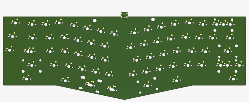 Ehryie9 - Alice Keyboard Pcb - 1668x606 PNG Download - PNGkit