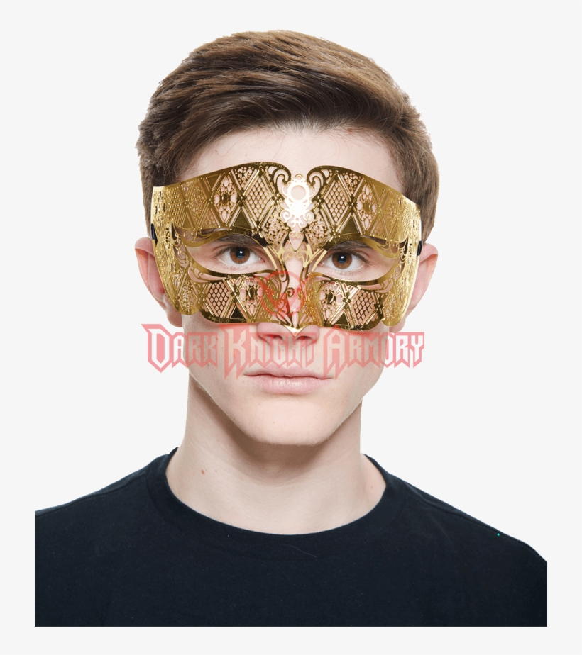 Gold Filigree Ka From Dark Knight Armoury - Mask - 850x850 PNG Download ...