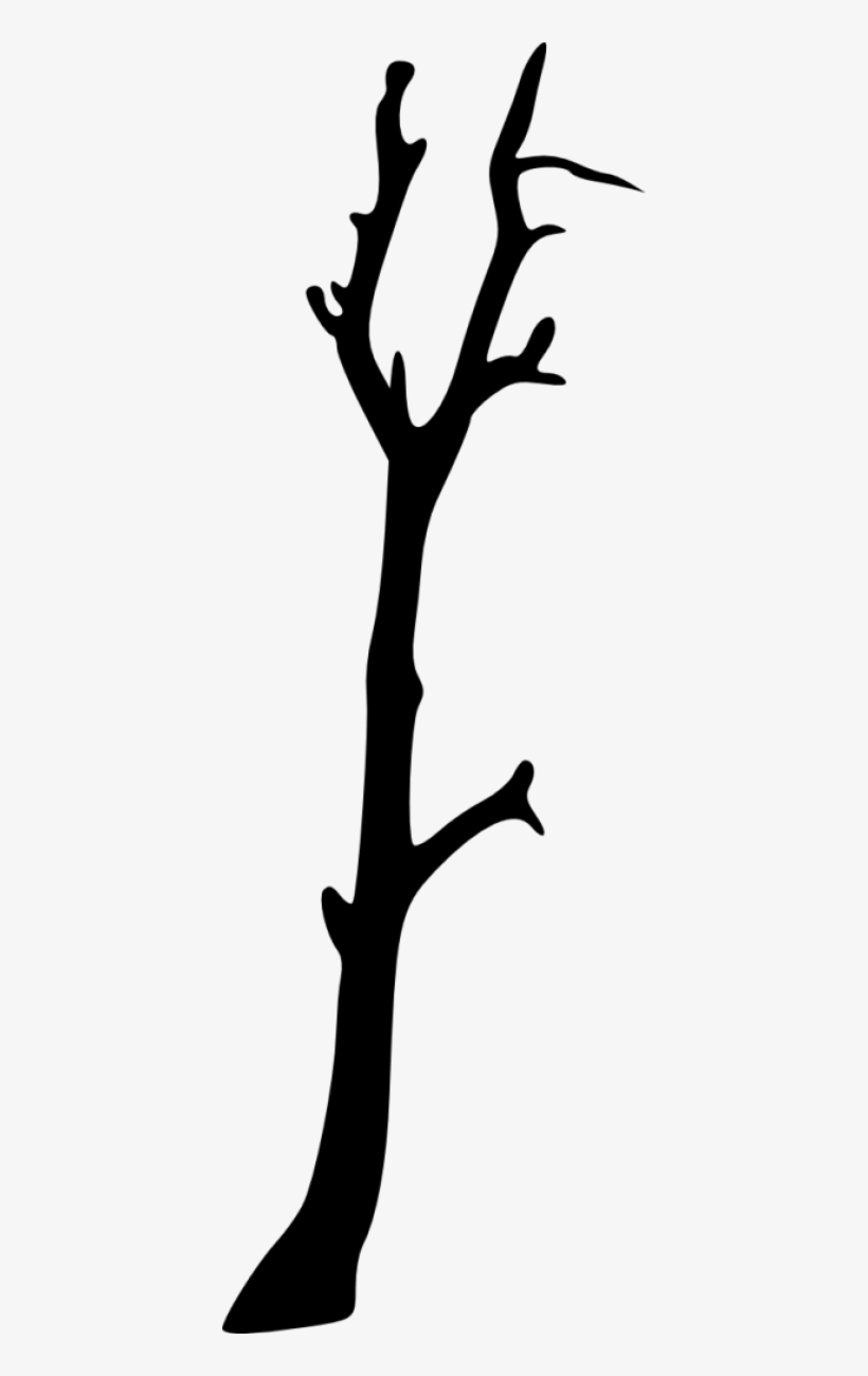 Simple Leafless Tree Silhouette