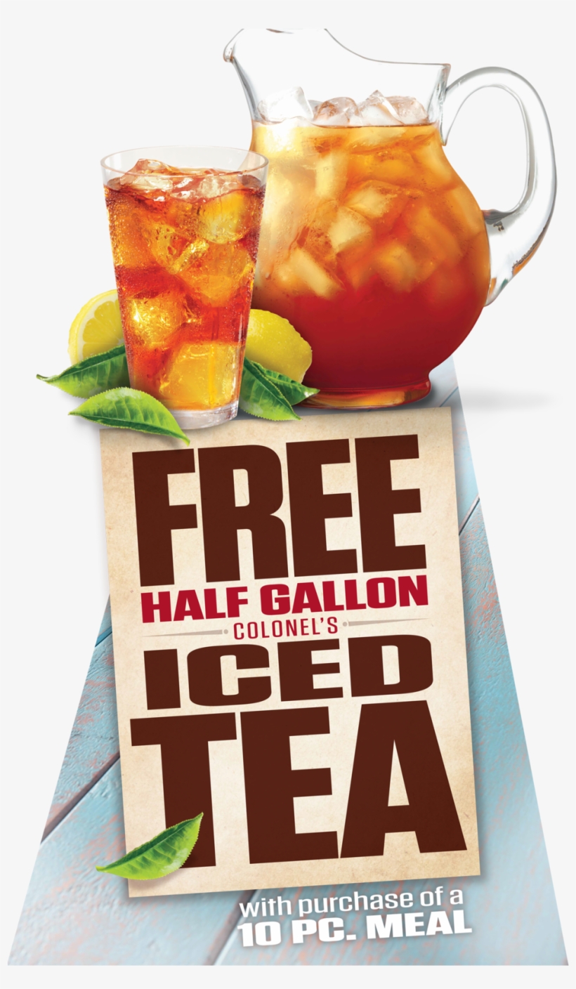 Kfc Tea Yard Sign Small - Iced Tea - 1000x1634 PNG Download - PNGkit