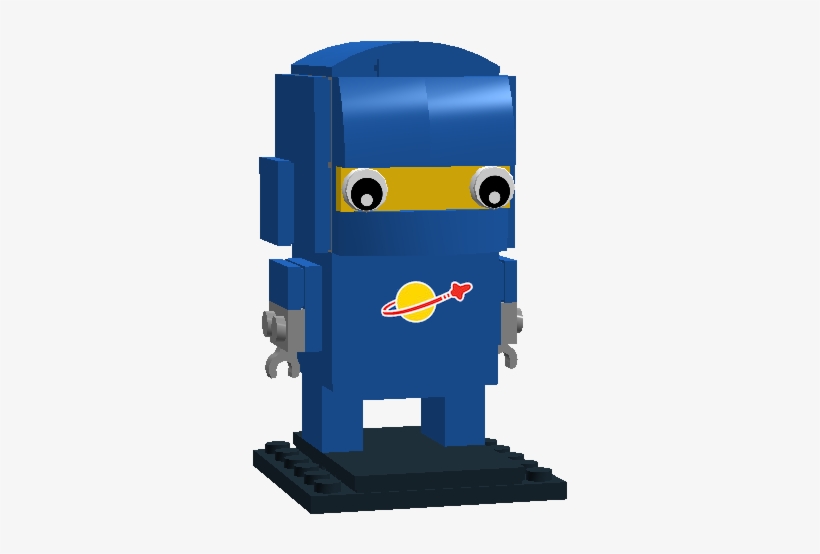 Classic Spaceman Brickhead Blue - Lego Space - 1015x659 PNG Download ...