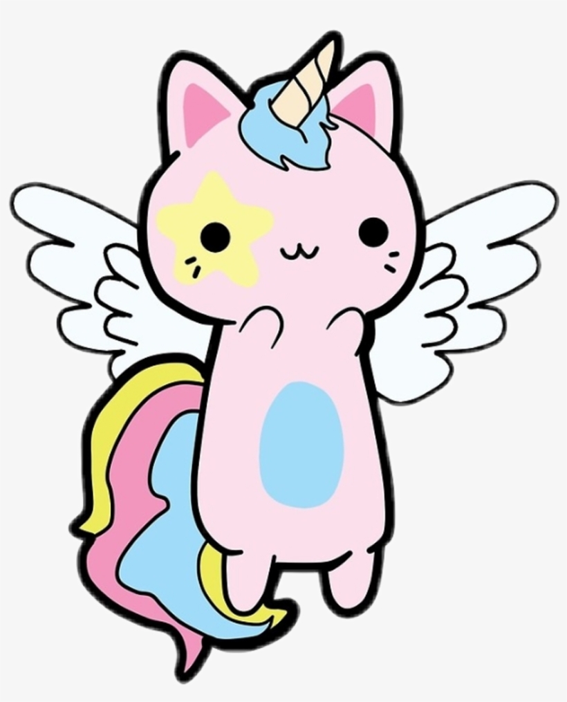 Kawaii Sticker - Kawaii Caticorn - 1024x1218 PNG Download - PNGkit
