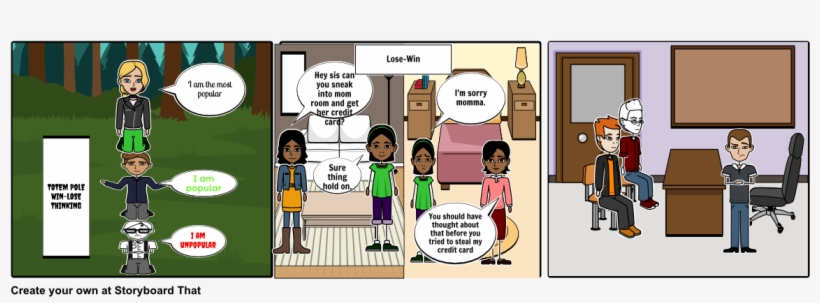 Think Win-win - Habit 4 Think Win Win Cartoon - 1164x385 PNG Download ...