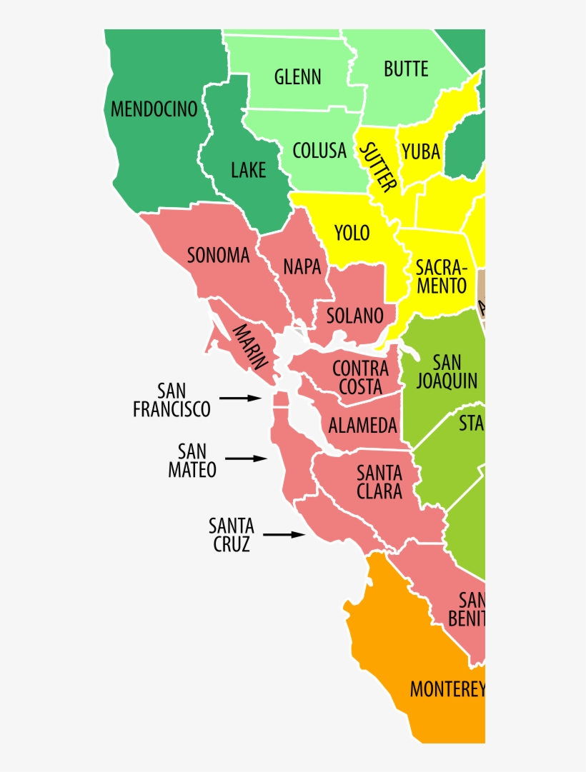 Sf Bay Area California Counties Beach Glass Reports - Best Counties In ...