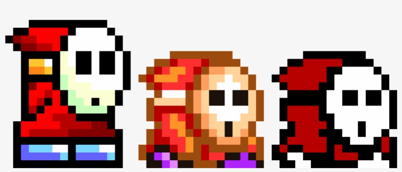 Shy Guy Pixel Art - 8 Bit Shy Guy - 1970x970 PNG Download - PNGkit