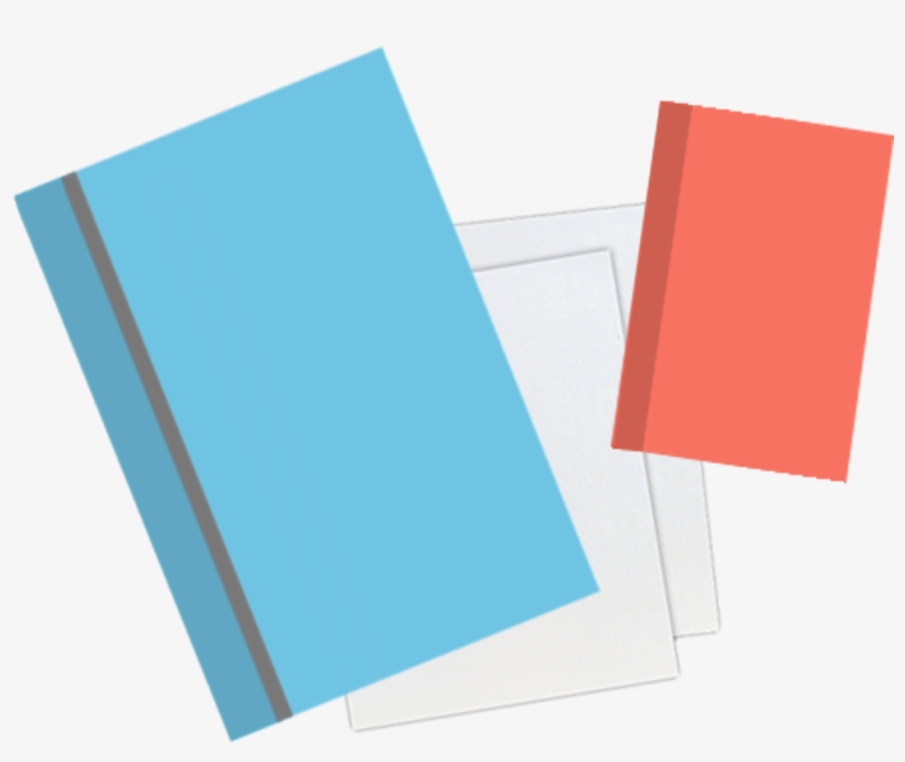 Blue Book Stack - Art Paper - 1080x1080 PNG Download - PNGkit