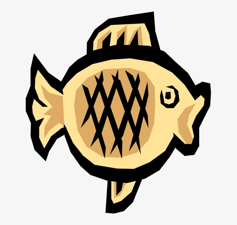 Vector Illustration Of Aquarium Tropical Fish Symbol - 641x700 PNG ...