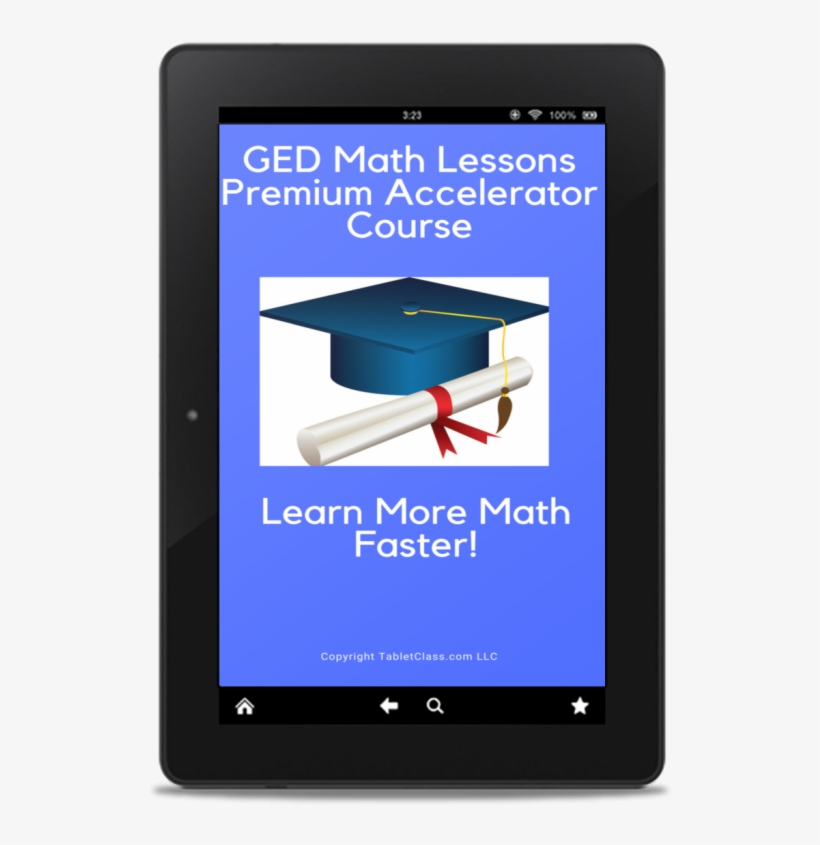 Ged Math Lessons Premium Accelerator - Tablet Computer - 1024x937 PNG ...