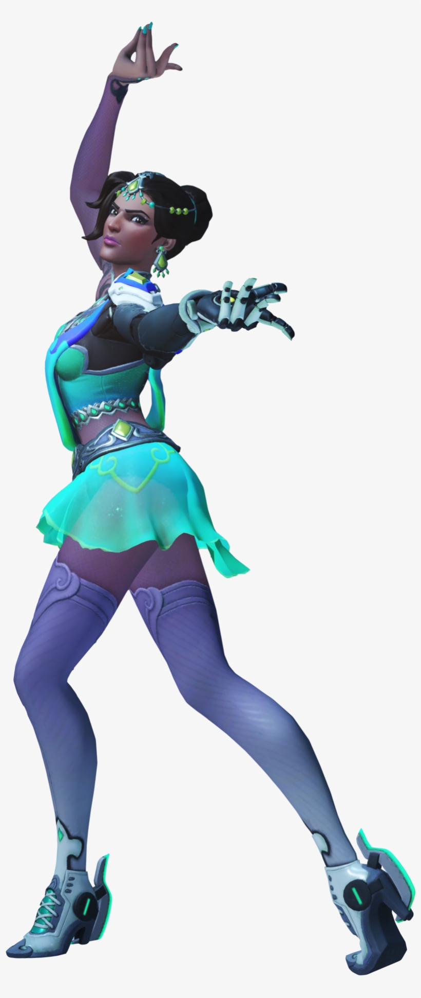 “symmetra → Dance ” - Figure Skater Symmetra Png - 1033x1920 PNG ...