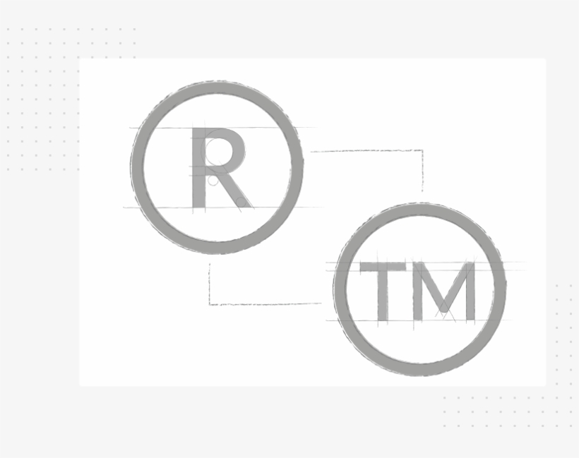 Image Of Registered And Trademark Logos - Circle - 805x569 PNG Download ...