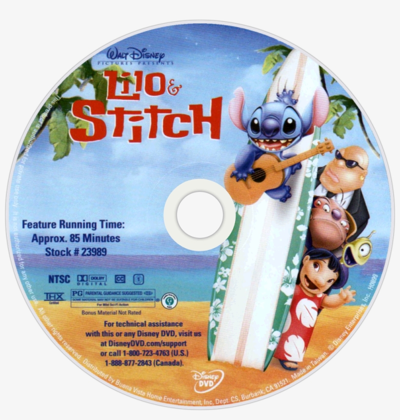 Explore More Images In The Movie Category - Lilo & Stitch Dvd Disc ...
