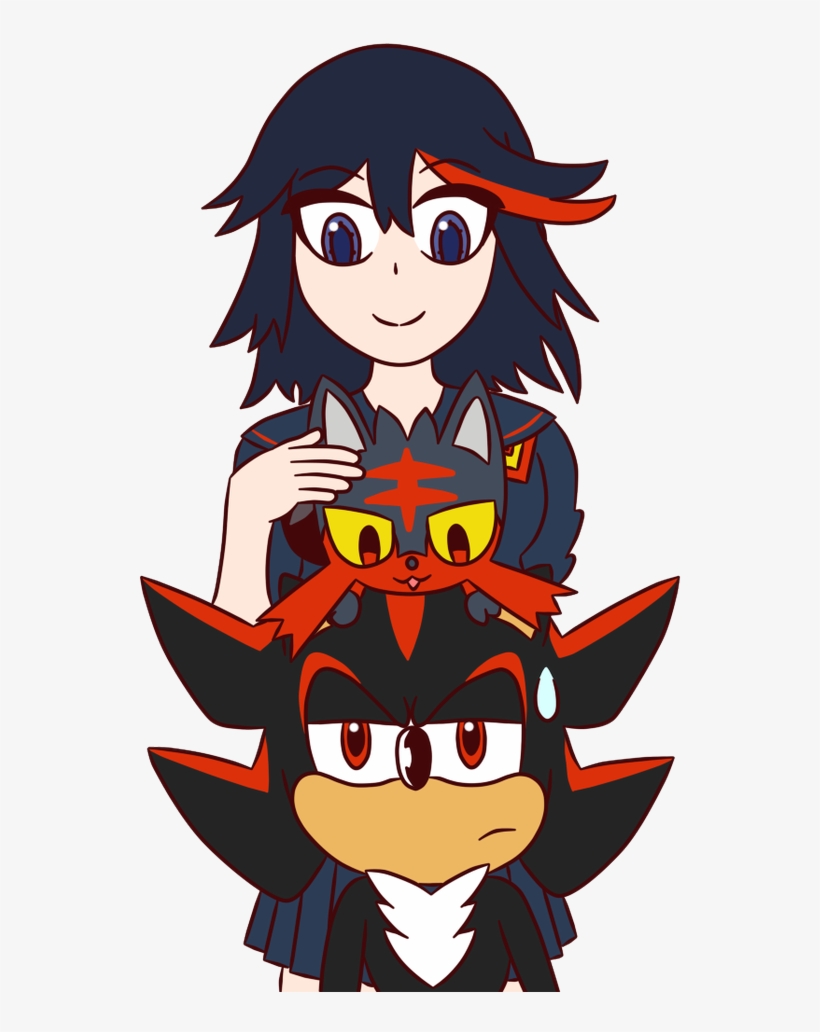 Edge Family Ryuko Shadow Litten By Stocky6493 - Cartoon - 600x971 PNG ...