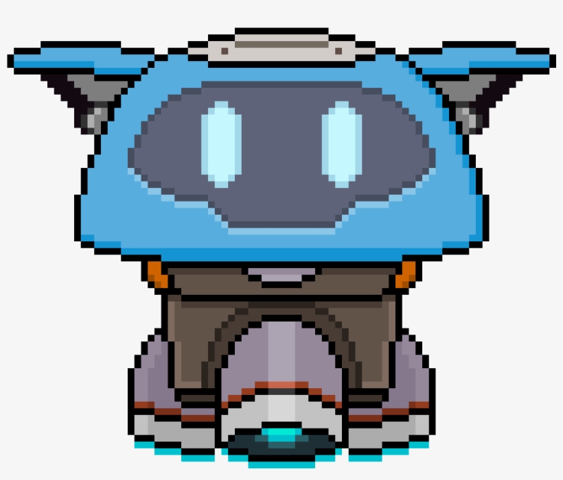 Mei's Robot - Overwatch Pixel Art Moves - 1840x1600 PNG Download - PNGkit