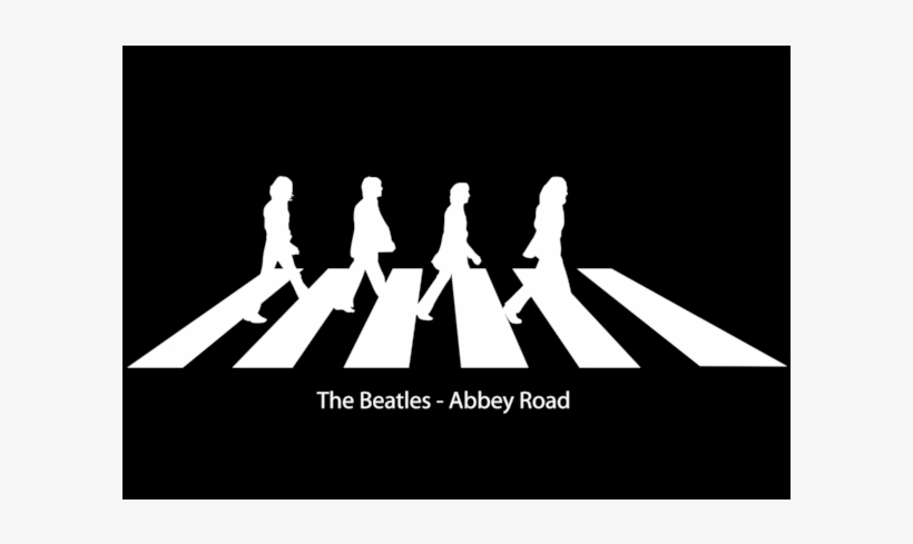 Beatles Walking Abbey Road Vinyl 8 Wide Color White - 800x600 PNG ...