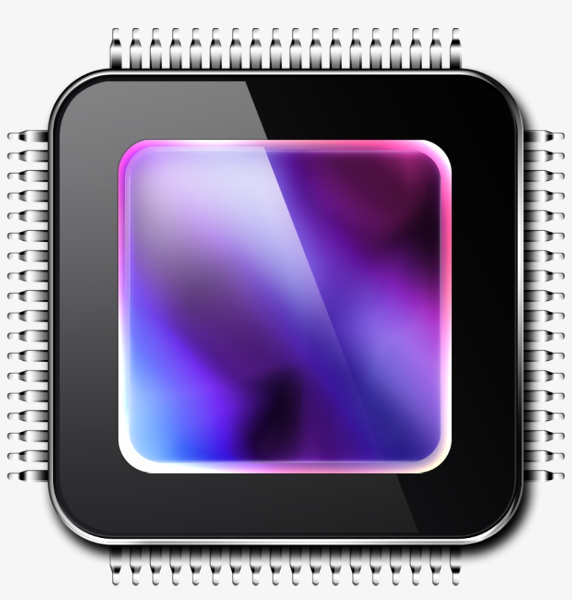 Cpu, Electronic, Microprocessor Icon - Processor Png Icon - 847x847 PNG ...