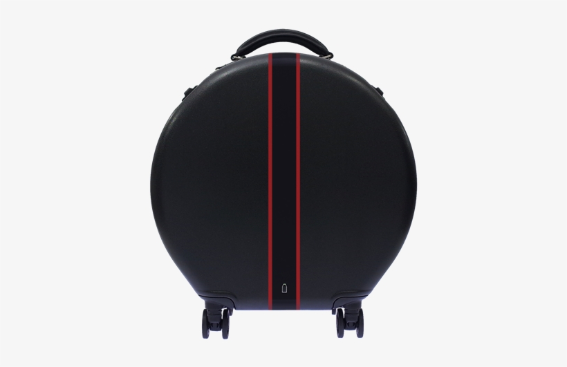 Picture Of Black Round Luggage With Color Band - Baggage - 450x450 PNG ...