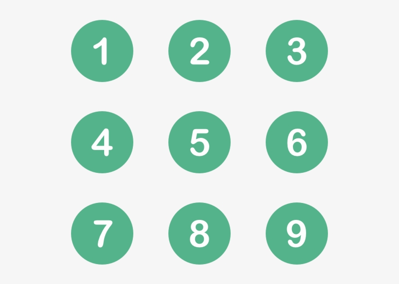 Download Transparent Numbers 29 Icons View 7 More - Remote With Numbers ...