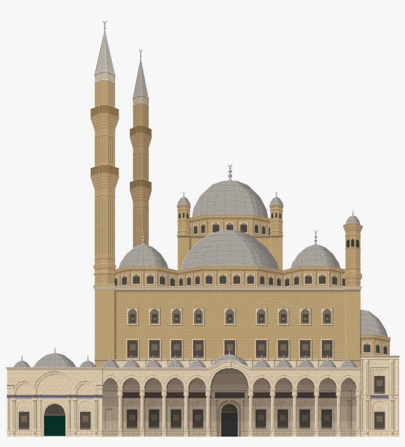 Colourful Mosque Islam - Animated Picture Of Mosque - 2840x3000 PNG ...