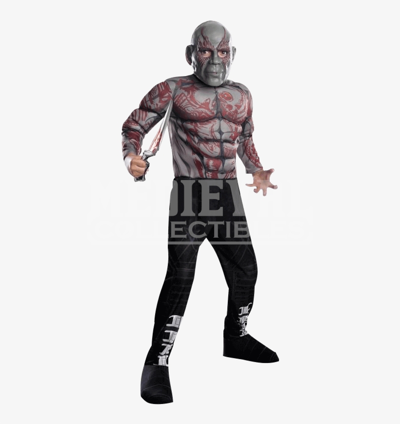 Kids Deluxe Drax The Destroyer Costume - Drax Costume - 788x788 PNG ...