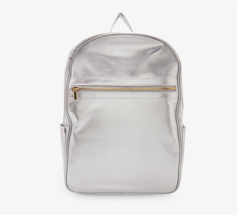 Metallic Silver Get It Together Backpack - Garment Bag - 700x700 PNG ...