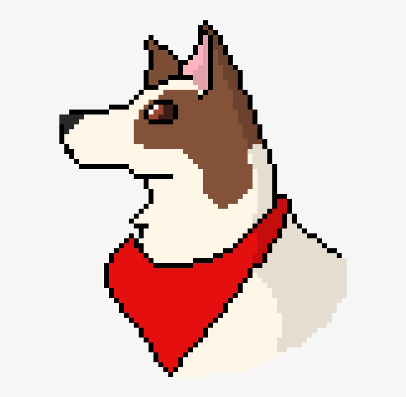Doggo - Pixel Art - 670x750 PNG Download - PNGkit