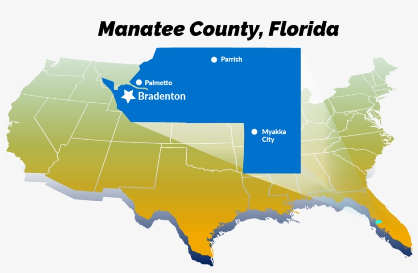 Manatee County - Atlas - 900x595 PNG Download - PNGkit