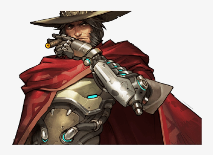 912 X 516 1 - Mccree Overwatch Concept Art - 912x516 PNG Download - PNGkit