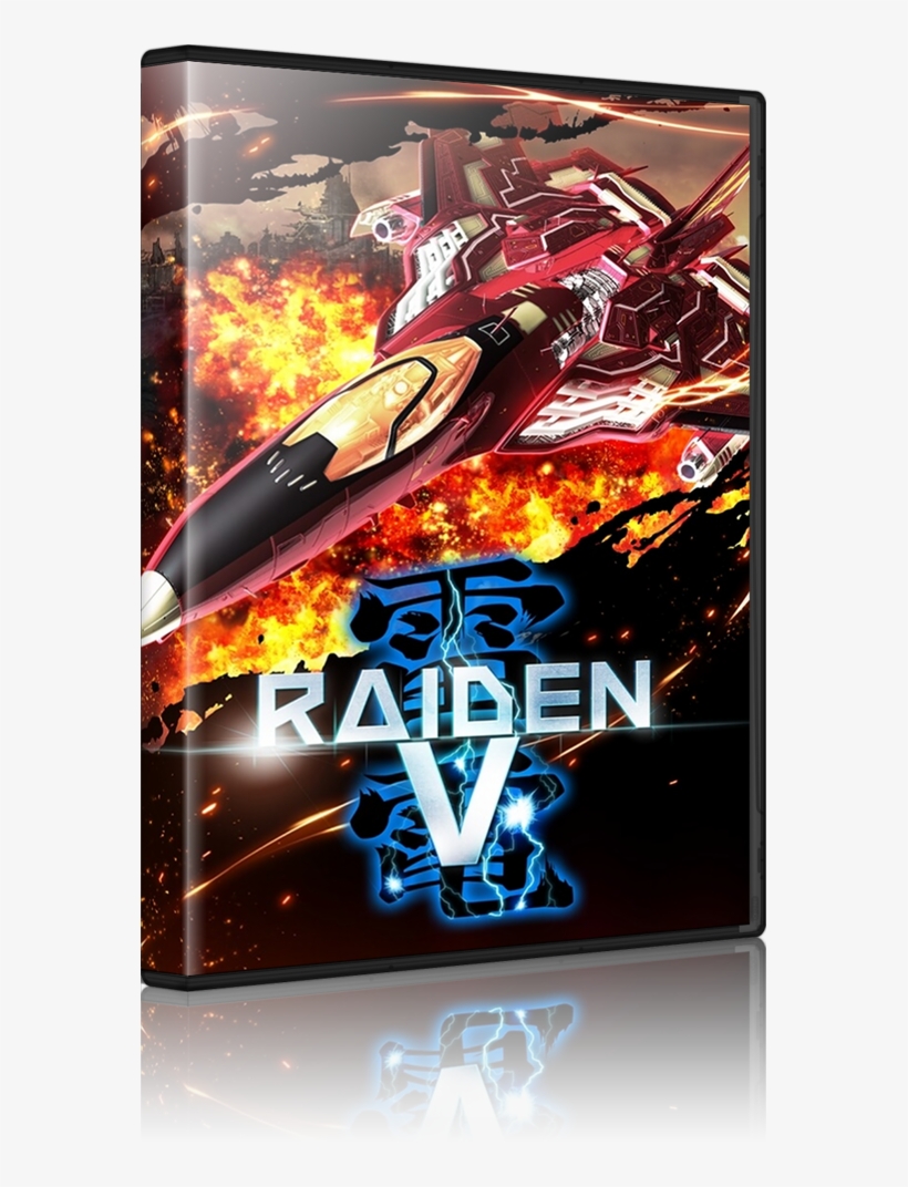 Raiden V - Box - 3d - 566x992 PNG Download - PNGkit