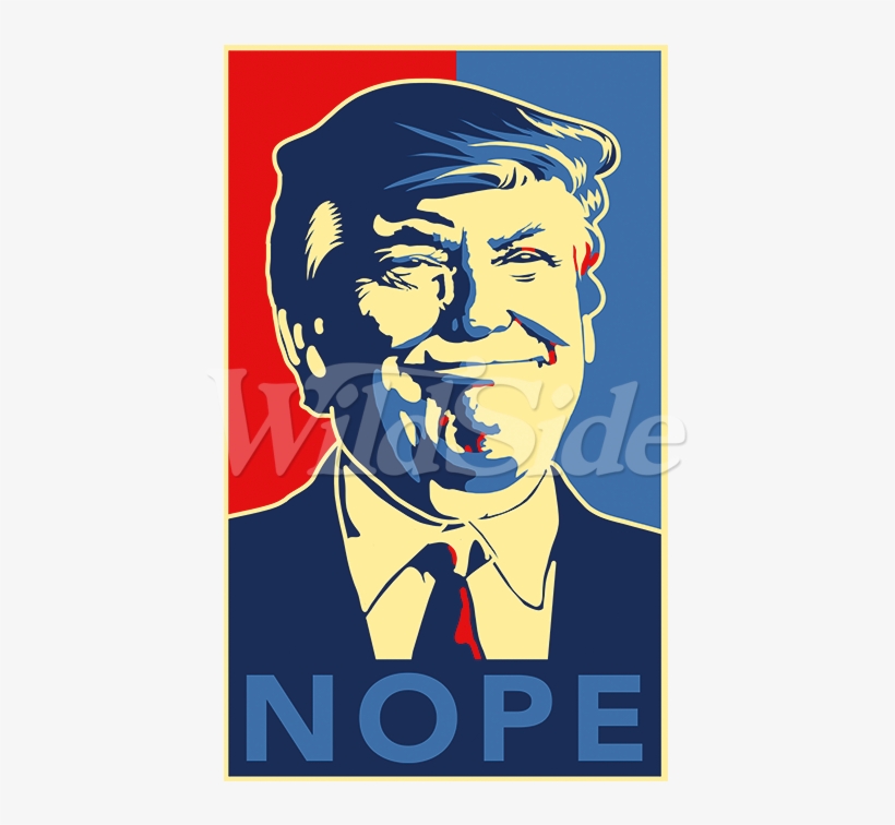 Download Transparent Trump Nope Poster - Illustration - PNGkit