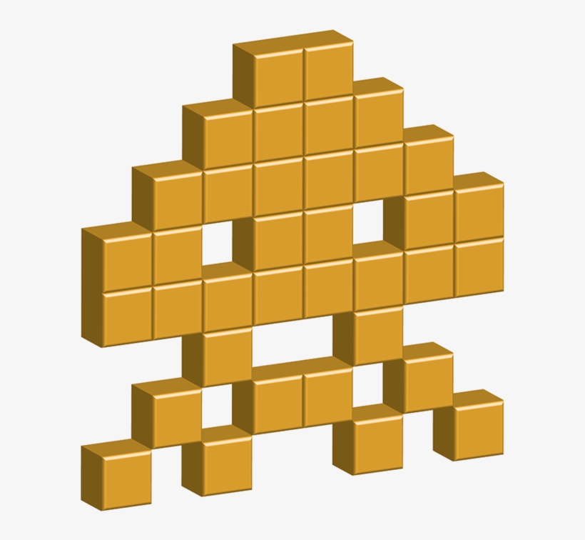 Space Invaders Aliens By Ricardo Gomes Barreto - Illustration ...