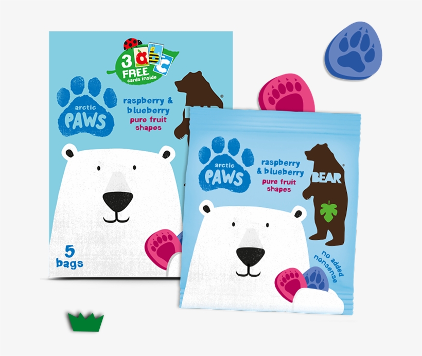 Raspberry & Blueberry - Bear Paw Fruit - 700x761 PNG Download - PNGkit