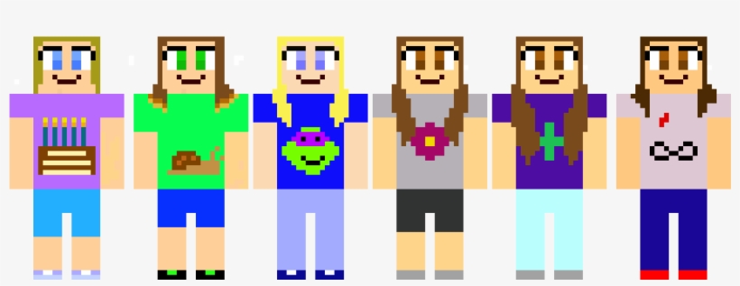 Minecraft Skins - Cartoon - 1600x670 PNG Download - PNGkit